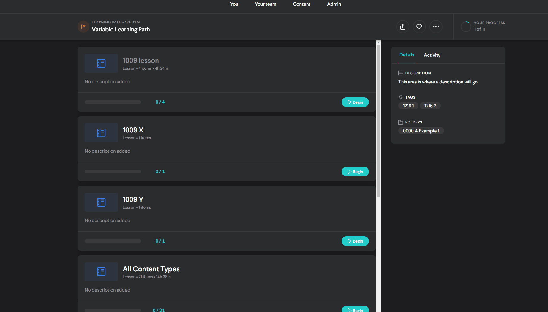 Learning Paths (Learner) – Maestro